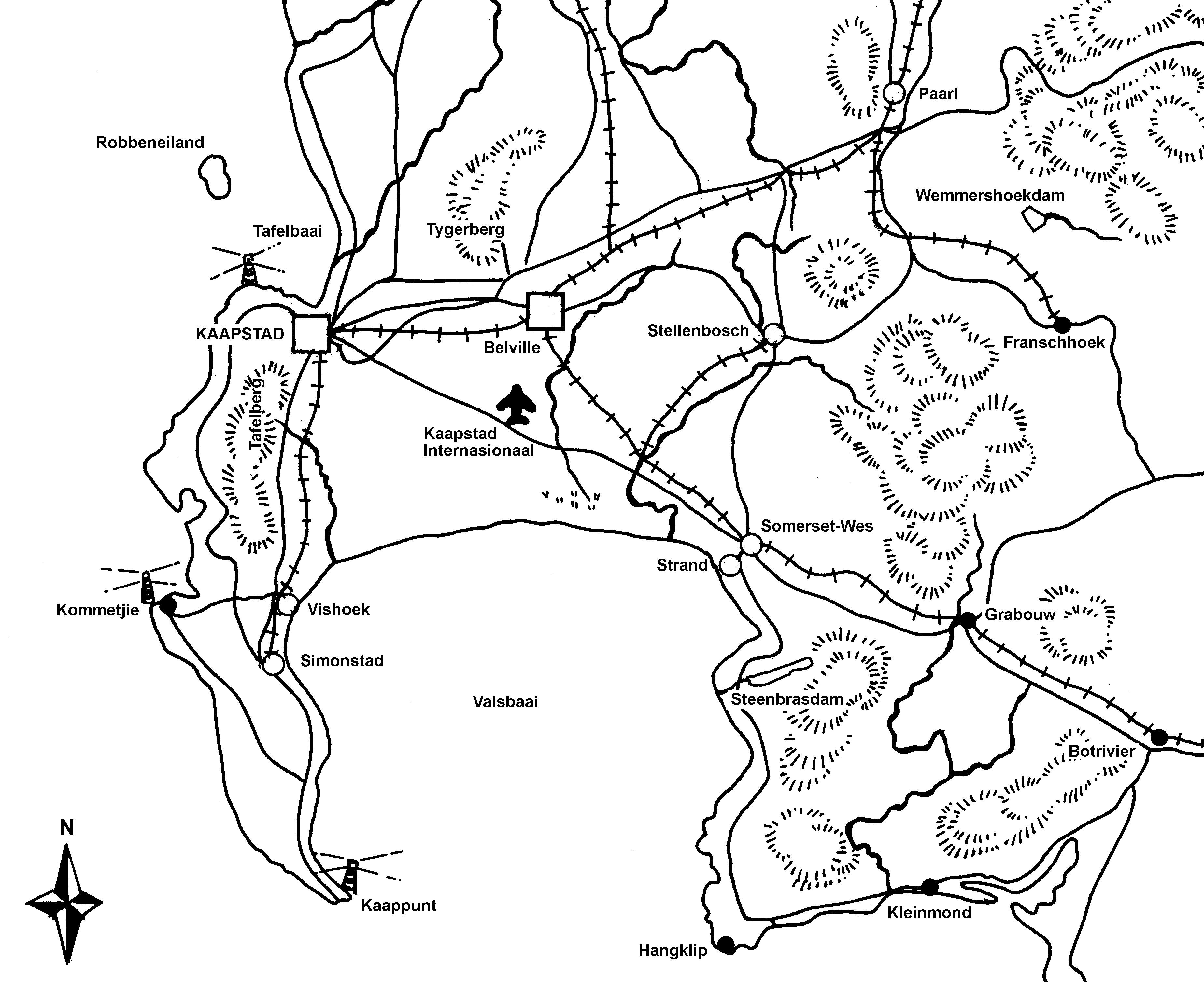 Om belangrike fisiese kenmerke op 'n kaart te identifiseer By OpenStax ...