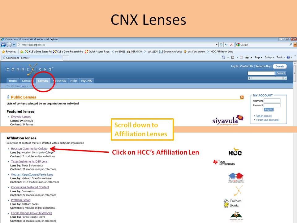 Common ways that users might navigate to your lens By OpenStax | Jobilize