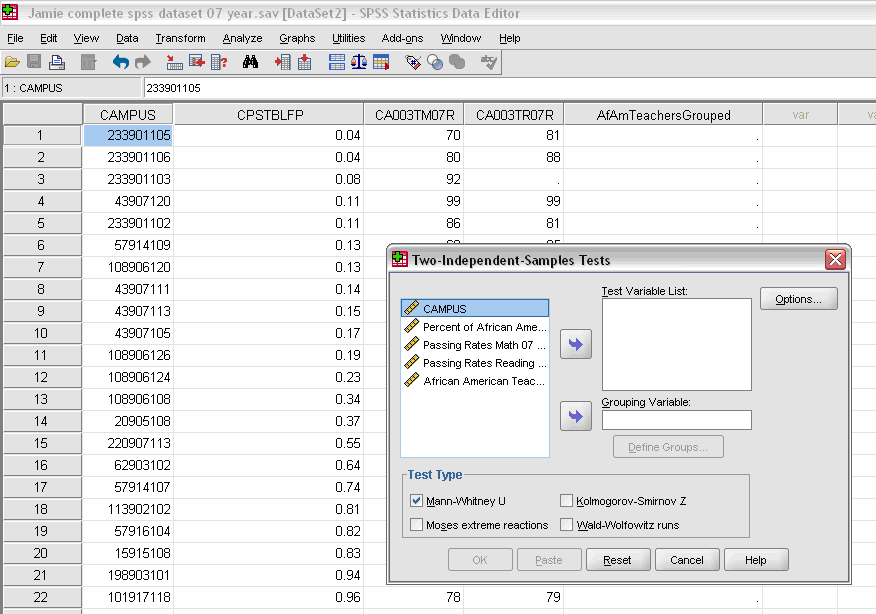 Step Three Conducting A Nonparametric Independent Samples By Openstax Page 44 Jobilize