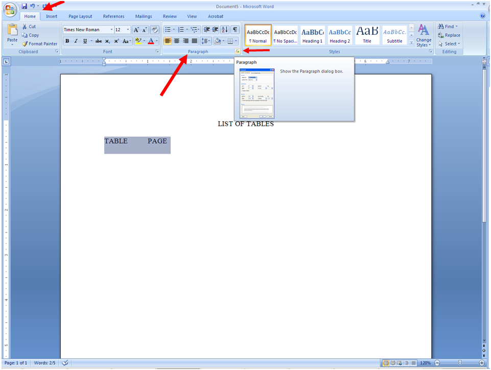 Step two, List of tables, By OpenStax | Jobilize